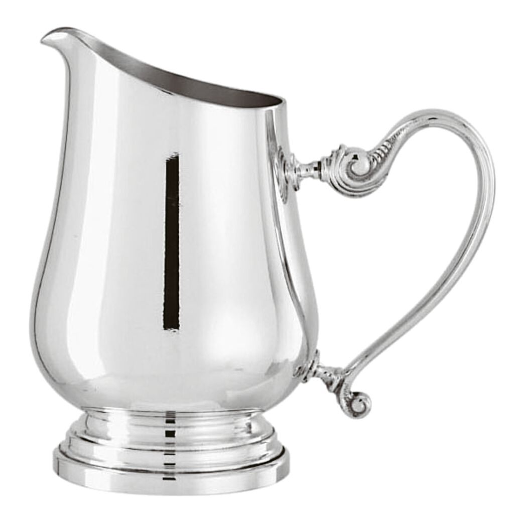 Milk pot , Silverplated Silver, Contour, Sambonet