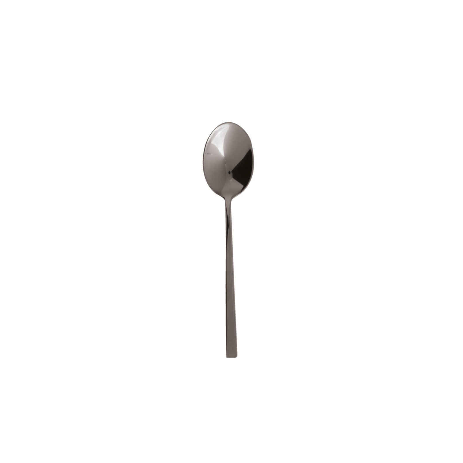 Espresso spoon , PVD Mirror PVD Black, Linea Q, Sambonet