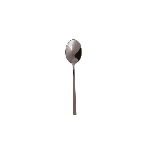 Espresso spoon , PVD Mirror PVD Black, Linea Q, Sambonet