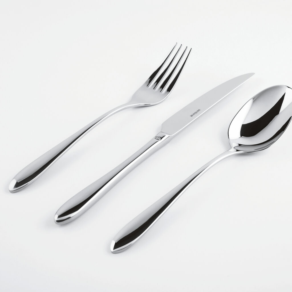 Bouillon/gourmet spoon , Mirror Steel, Dream, Sambonet