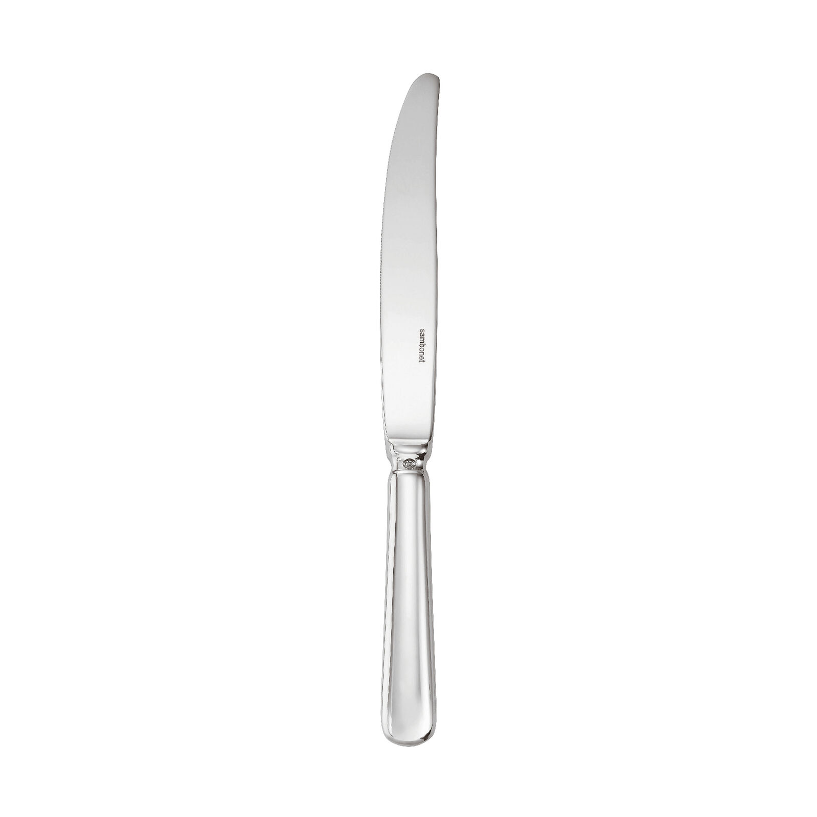 Dessert knife , Silverplated Steel, Baguette, Sambonet